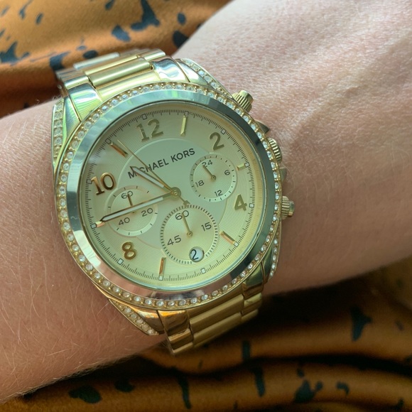 Michael Kors | Accessories | Michael Kors Gold Diamond Watch | Poshmark